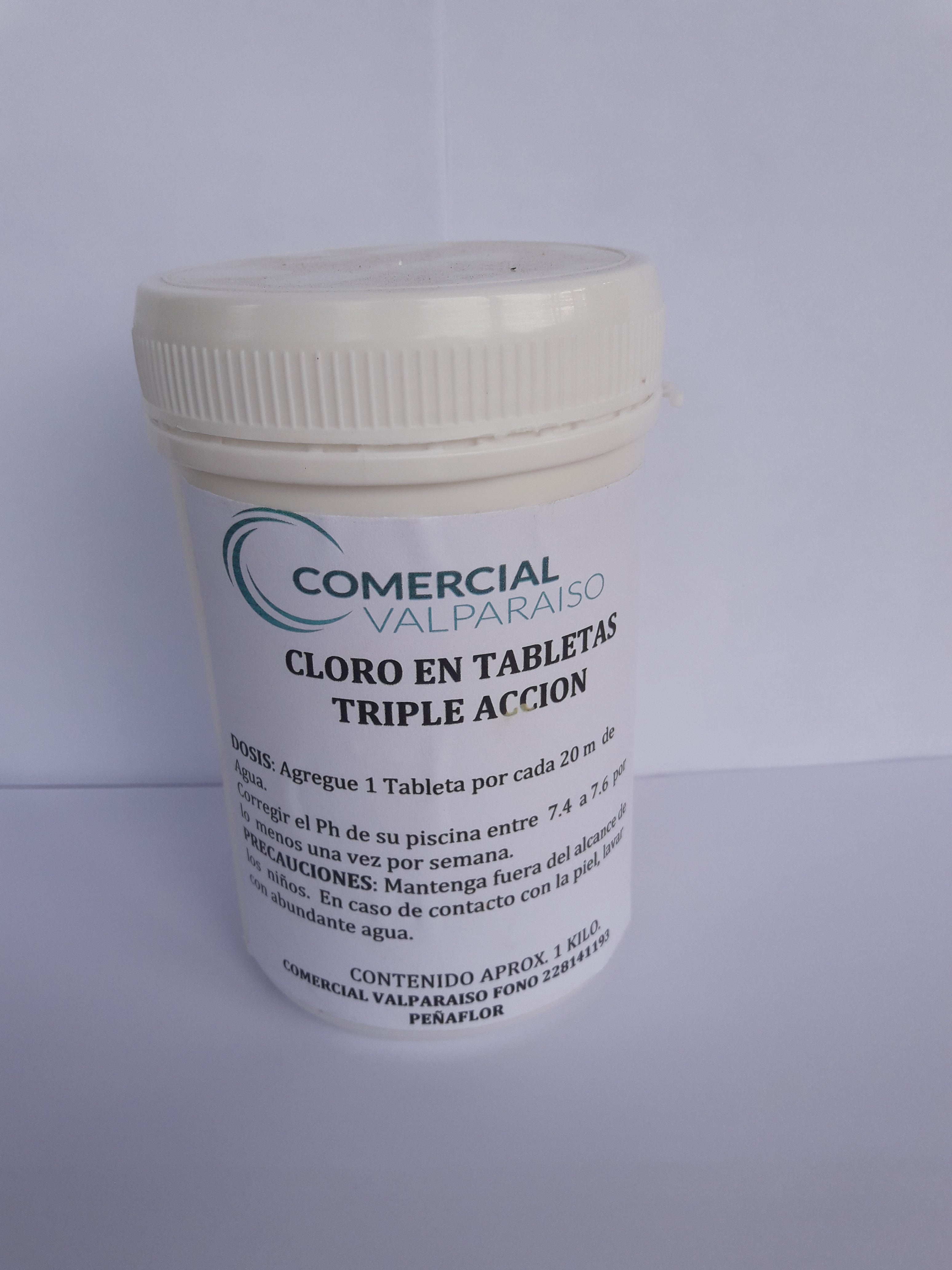 Cloro Tabletas tripleacción distintos formatos – COMERCIAL VALPARAISO ...